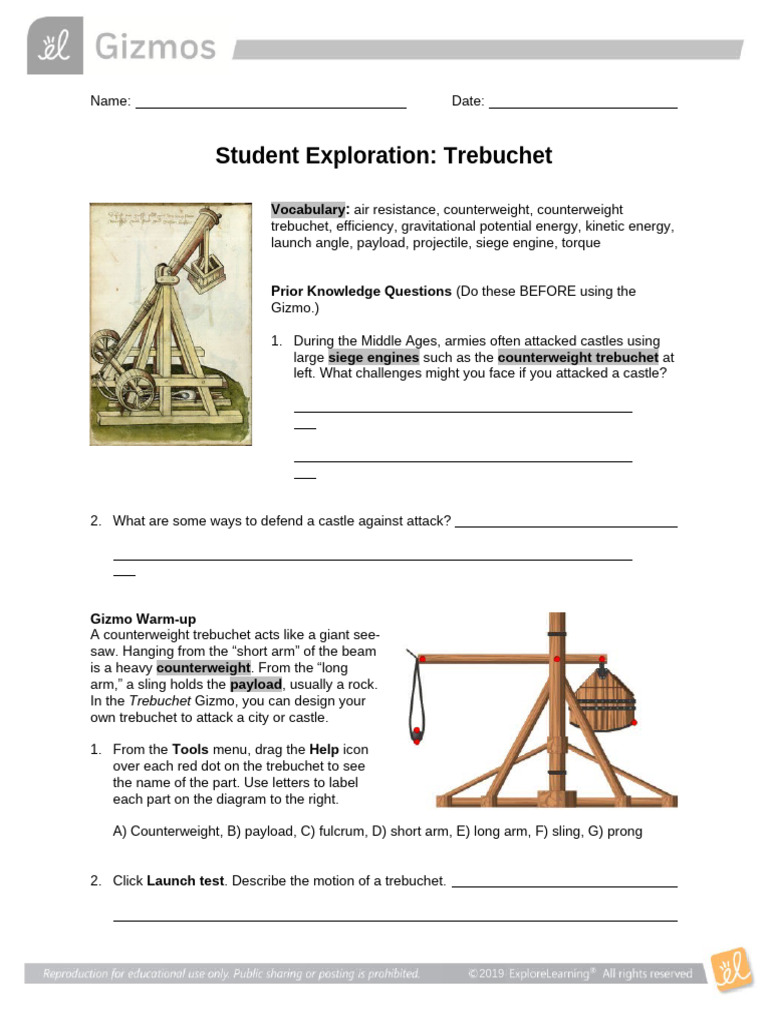 Trebuchets e | PDF