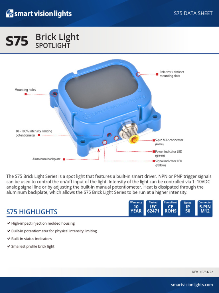 S75 Datasheet-2 | PDF