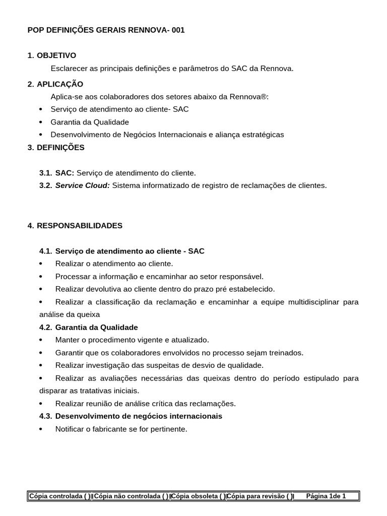 Pop - Sac-Definições Gerais | PDF