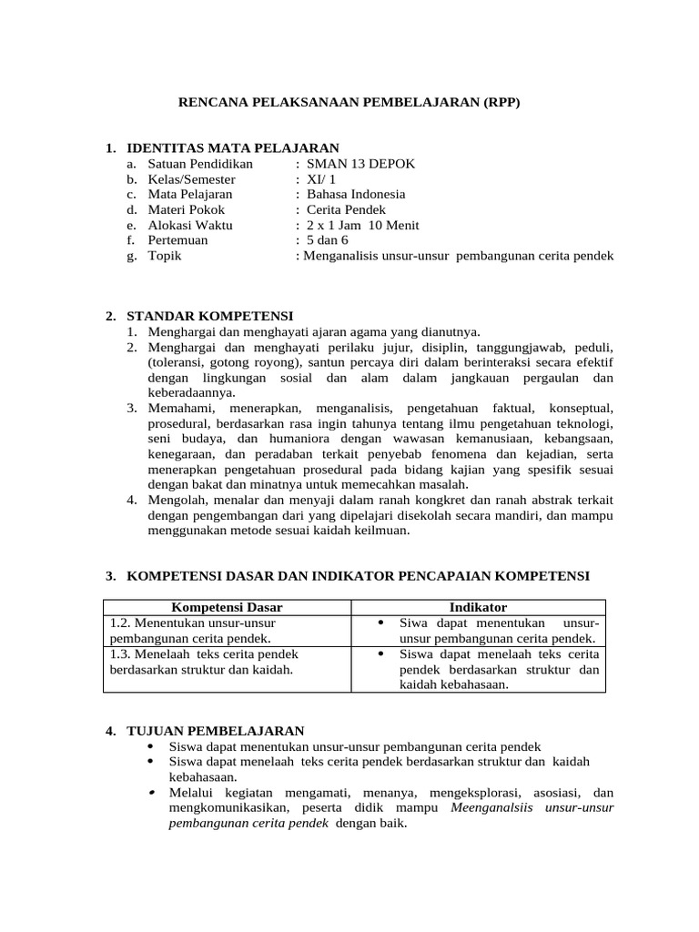 RPP Minggu Ke - 3 | PDF