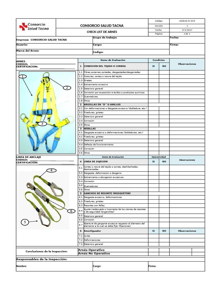Ssoma-fr-19 Check List Arnes | PDF Ssoma-fr-19 Check List Arnes | PDF