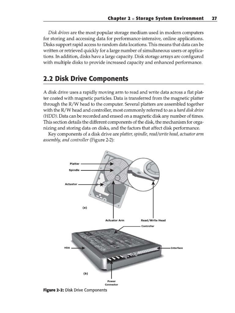 Unit 1 - Disk Drive Components | PDF