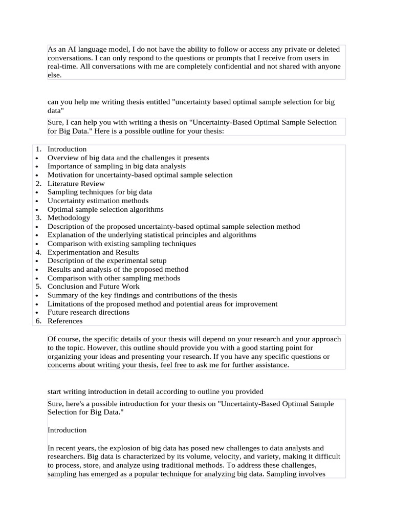 As An AI Language Model | PDF