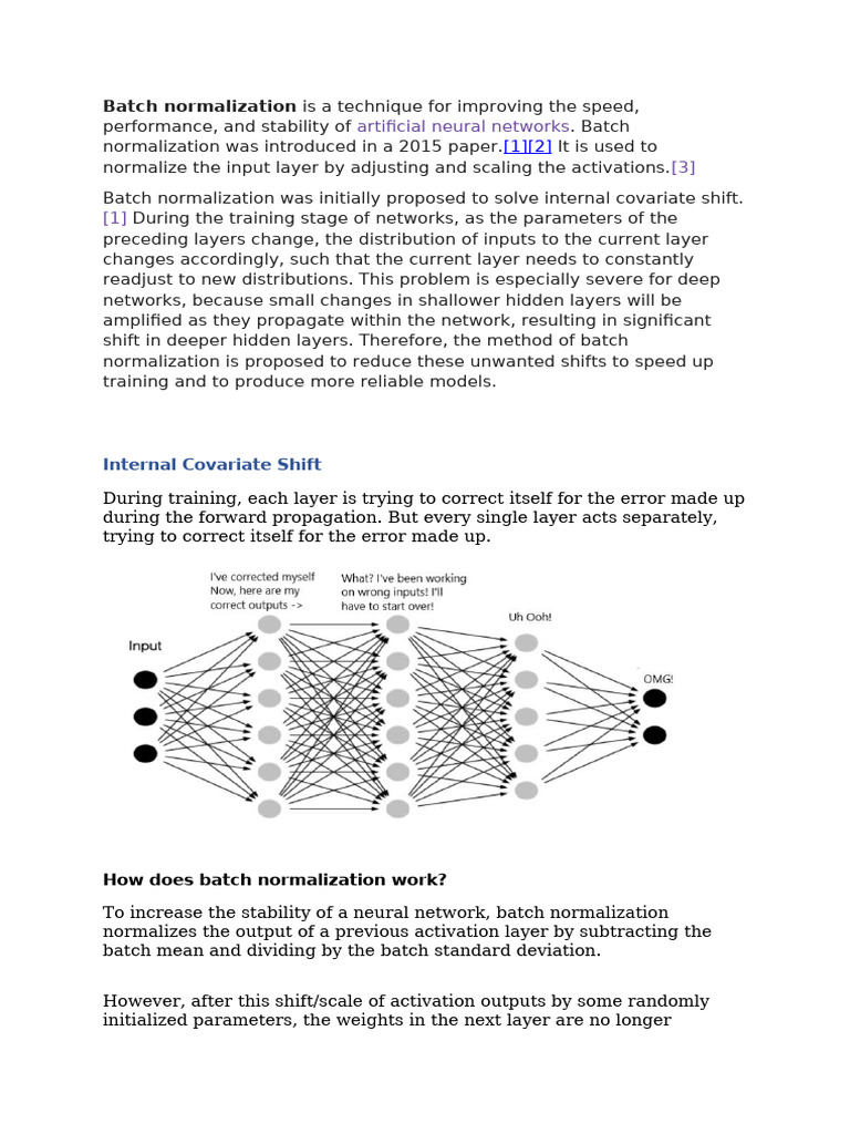 Batch Normalization | PDF