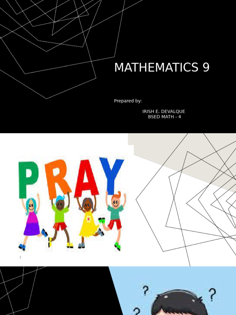 MATHEMATICS 9-Demo | PDF