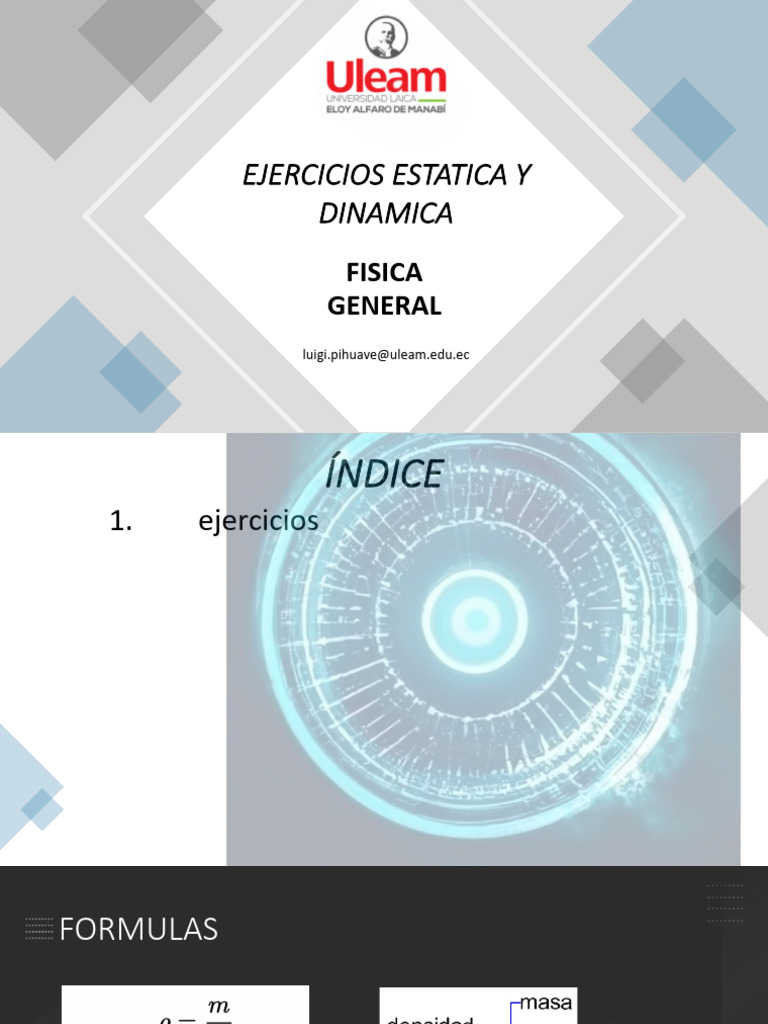 Ejercicios_estaticaydinamica_LP | PDF