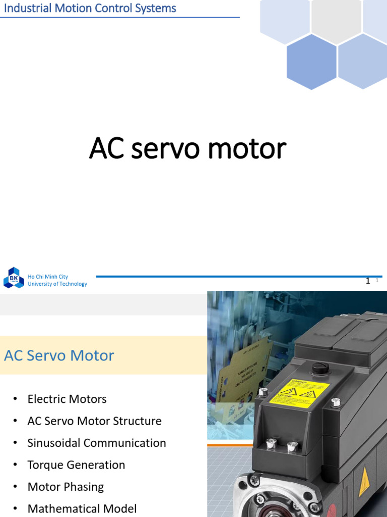 D - Chap 2 - AC Servo Motor | PDF | Electric Motor | Manufactured Goods
