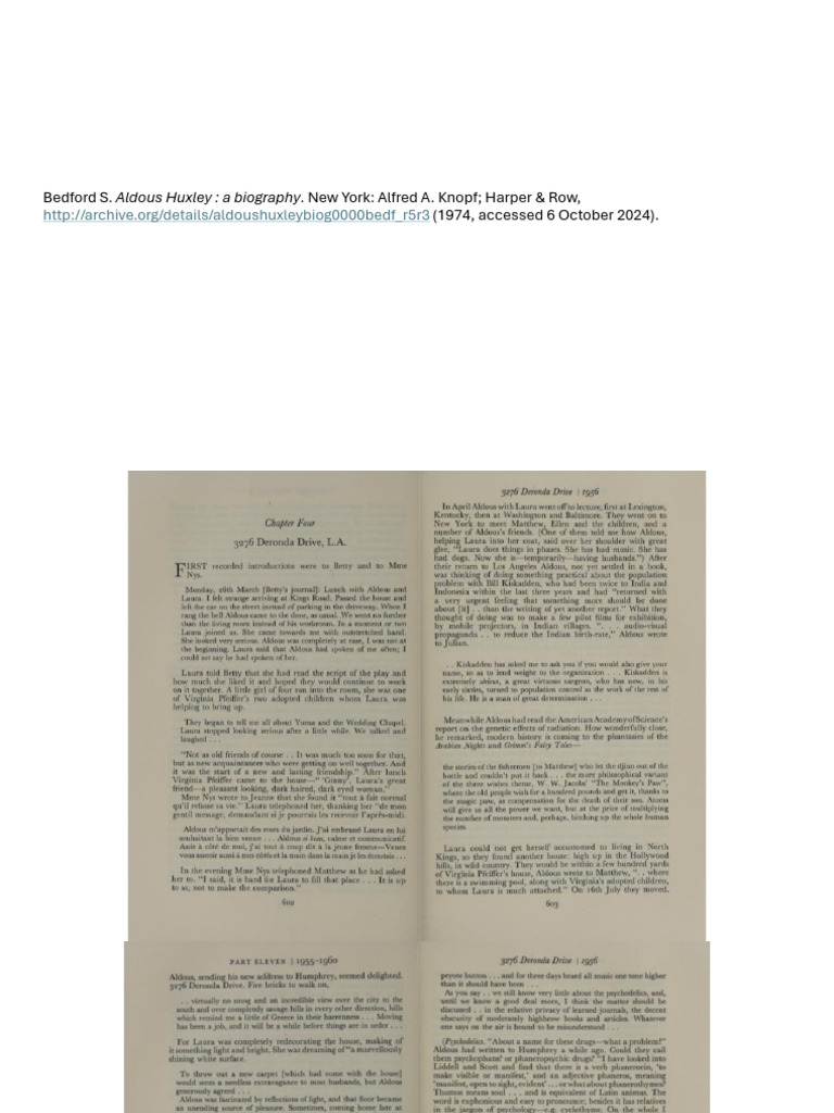 Huxley Biography Extract | PDF