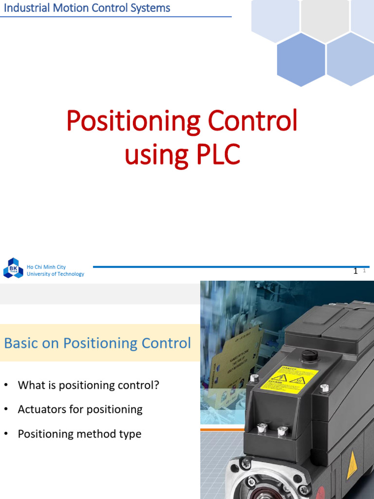D - Chap 7 - Positioning Control Using PLC | PDF | Servomechanism | Electric Motor