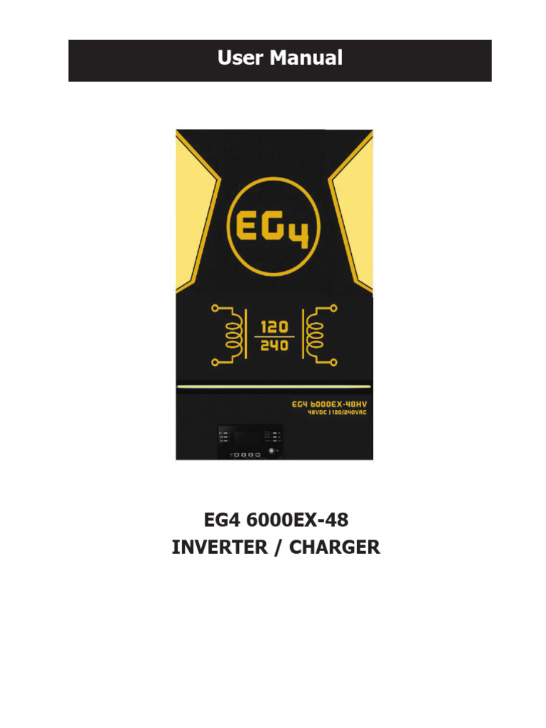 EG4 6000EX-48 Version 1.0.1-08-29-2022 | PDF