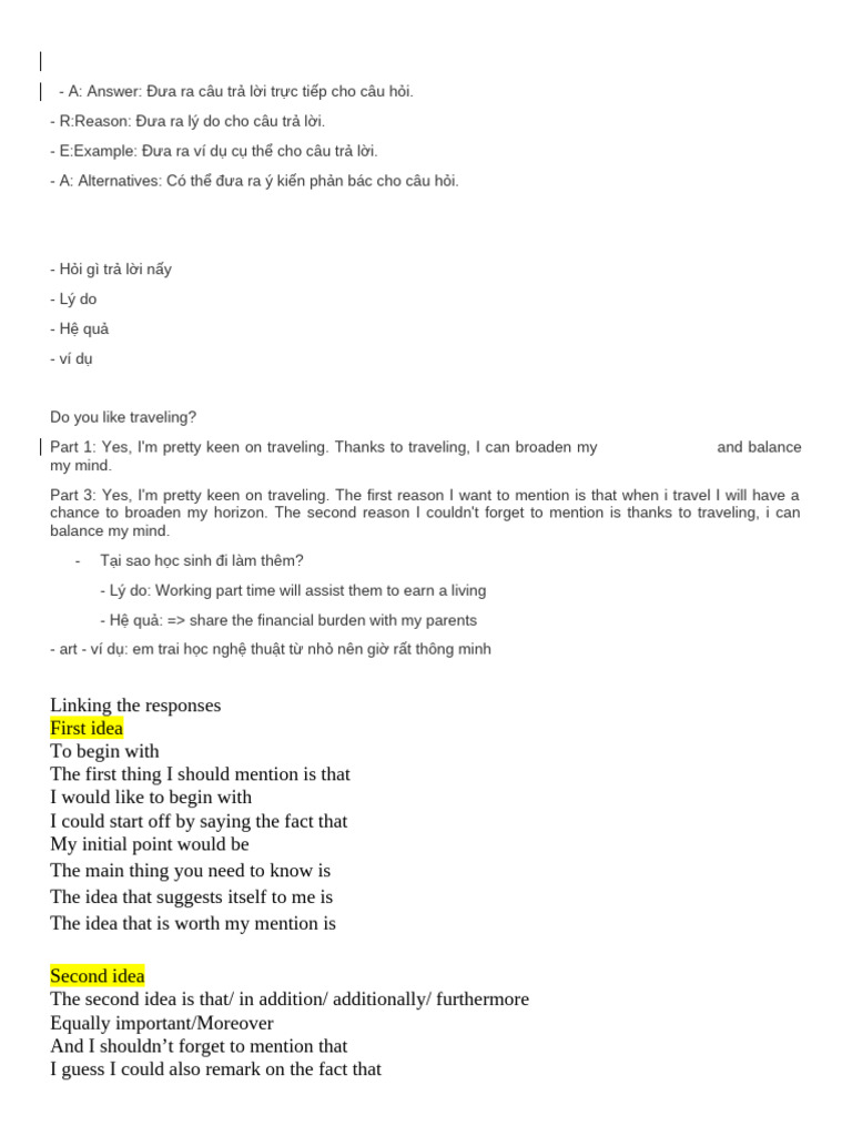 Speaking Part 3 | PDF