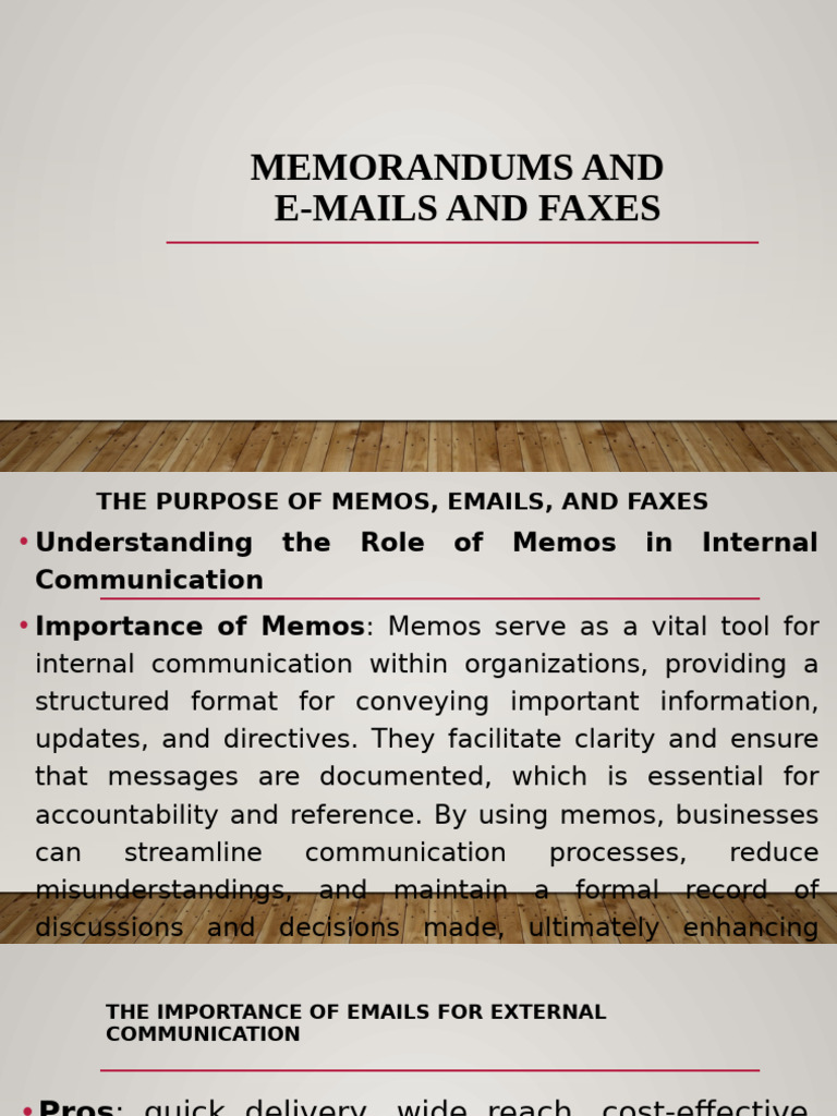 Memos and Emails 2 | PDF