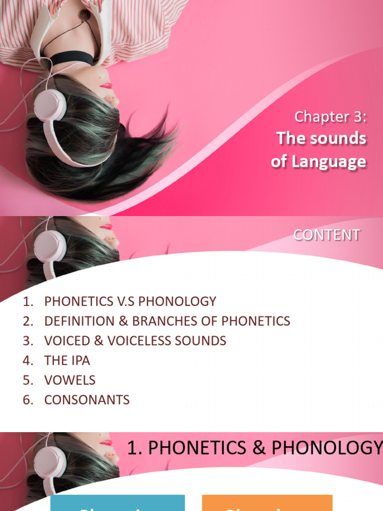 The Sounds of Language | PDF