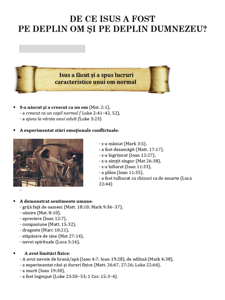 Cine A Fost Isus | PDF