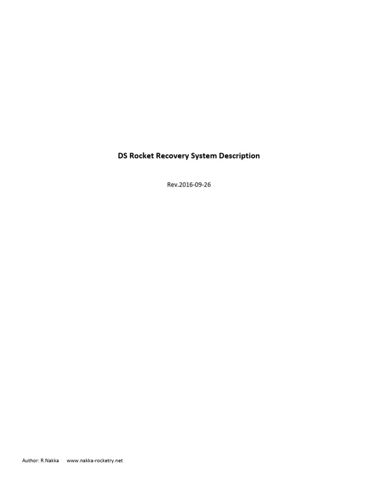 DS Recovery System | PDF