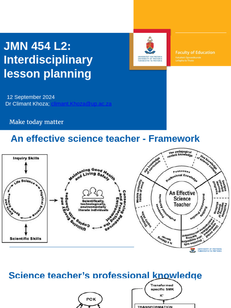 Lecture 2 Interdisciplinary Lesson Planning | PDF | Learning | Interdisciplinarity