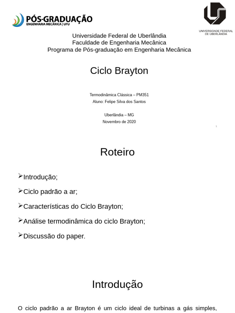 Ciclo Brayton | PDF