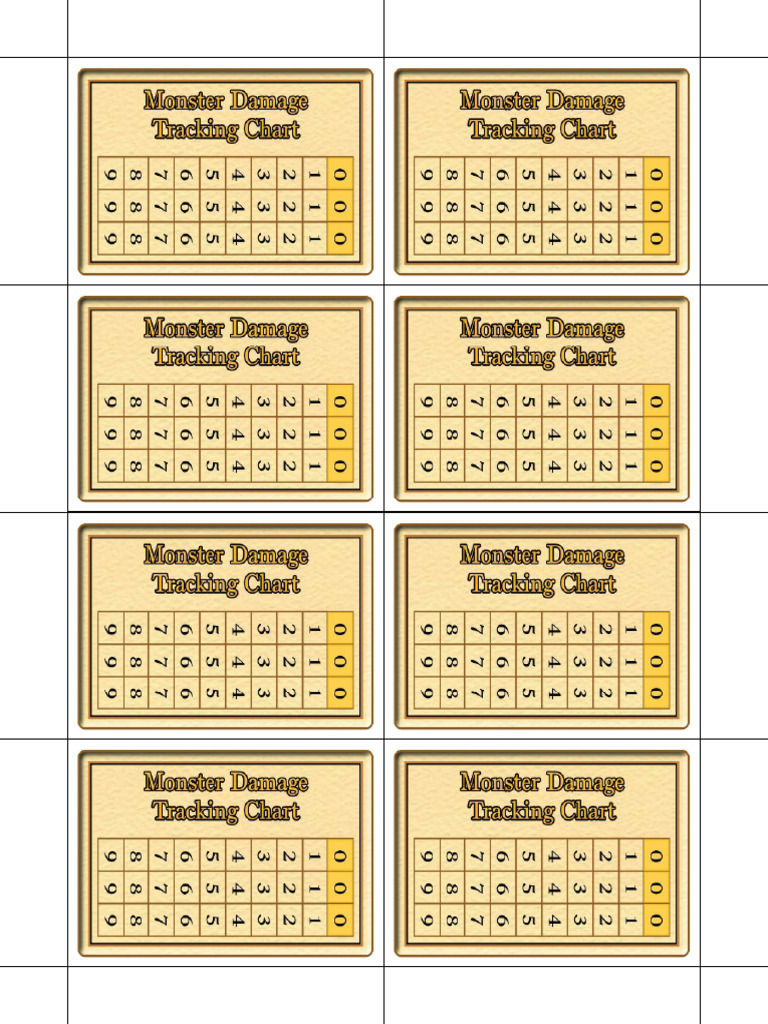 Ultima 1 - 8 Random Monster Tracker Charts | PDF