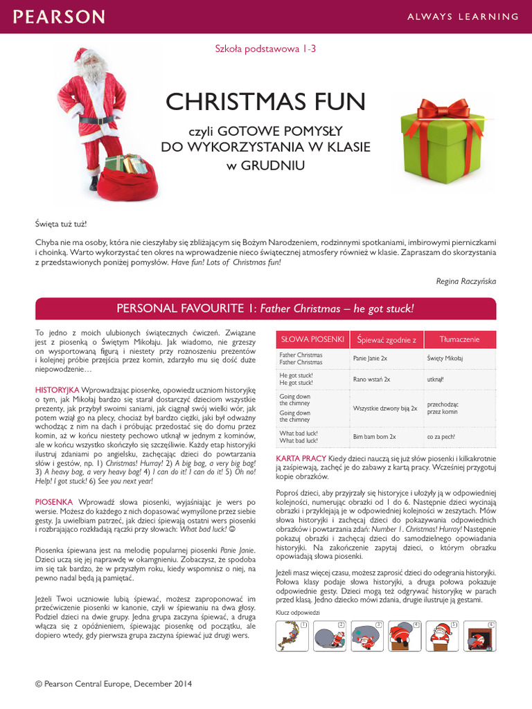 Christmas Fun Worksheets Teacher S Note.2166834363 | PDF