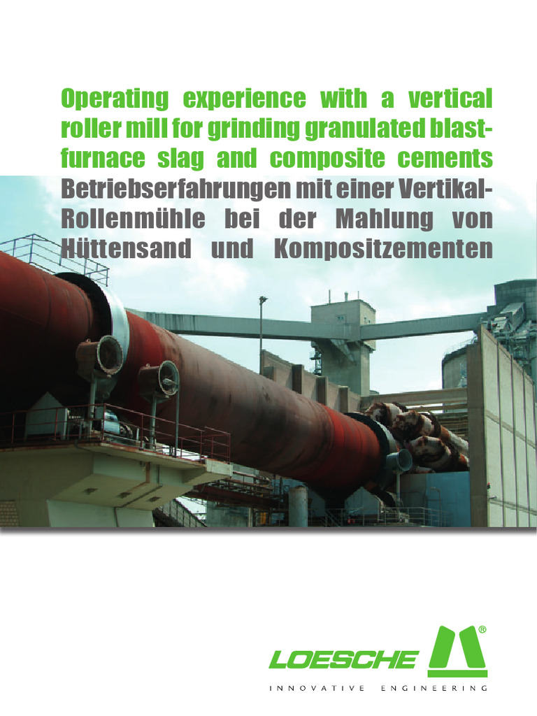 LOESCHE Operating Experience Vertical Roller Mill | PDF