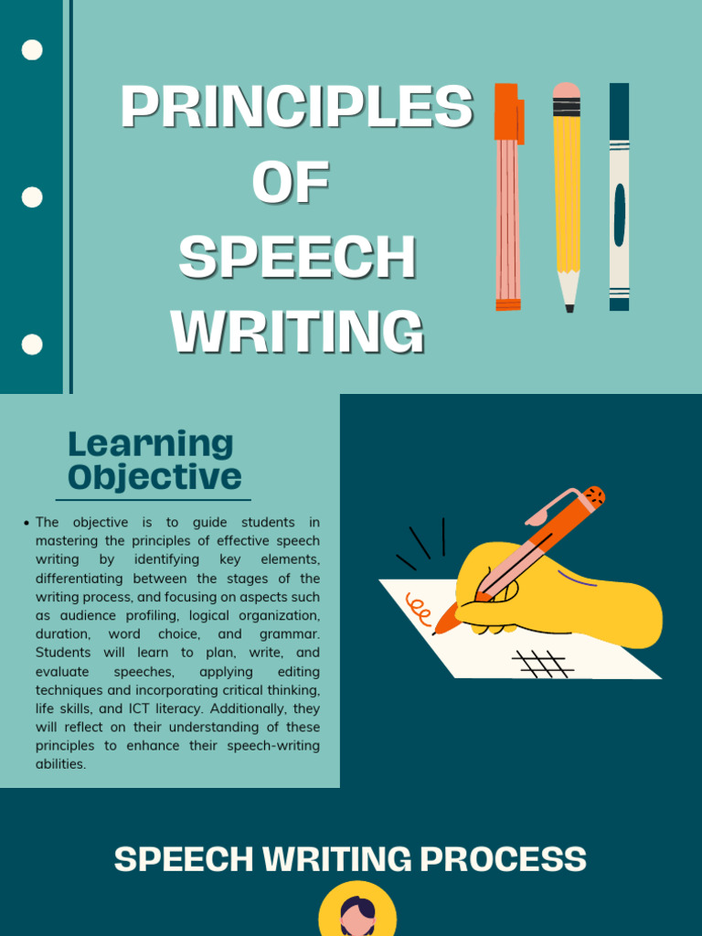 PRINCIPLES OF SPEECH WRITING | PDF