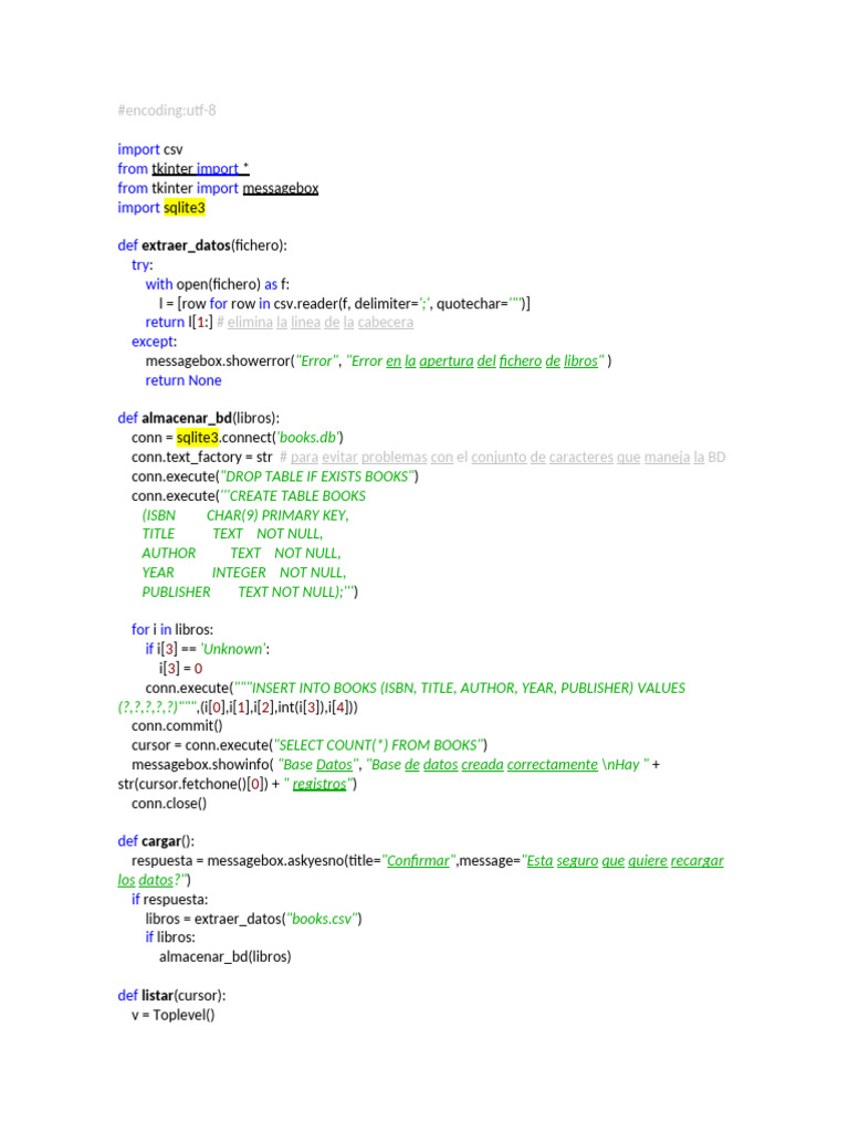 Solución Ejercicios Python II | PDF