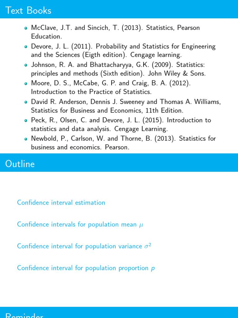 9 - Conf Intervals | PDF