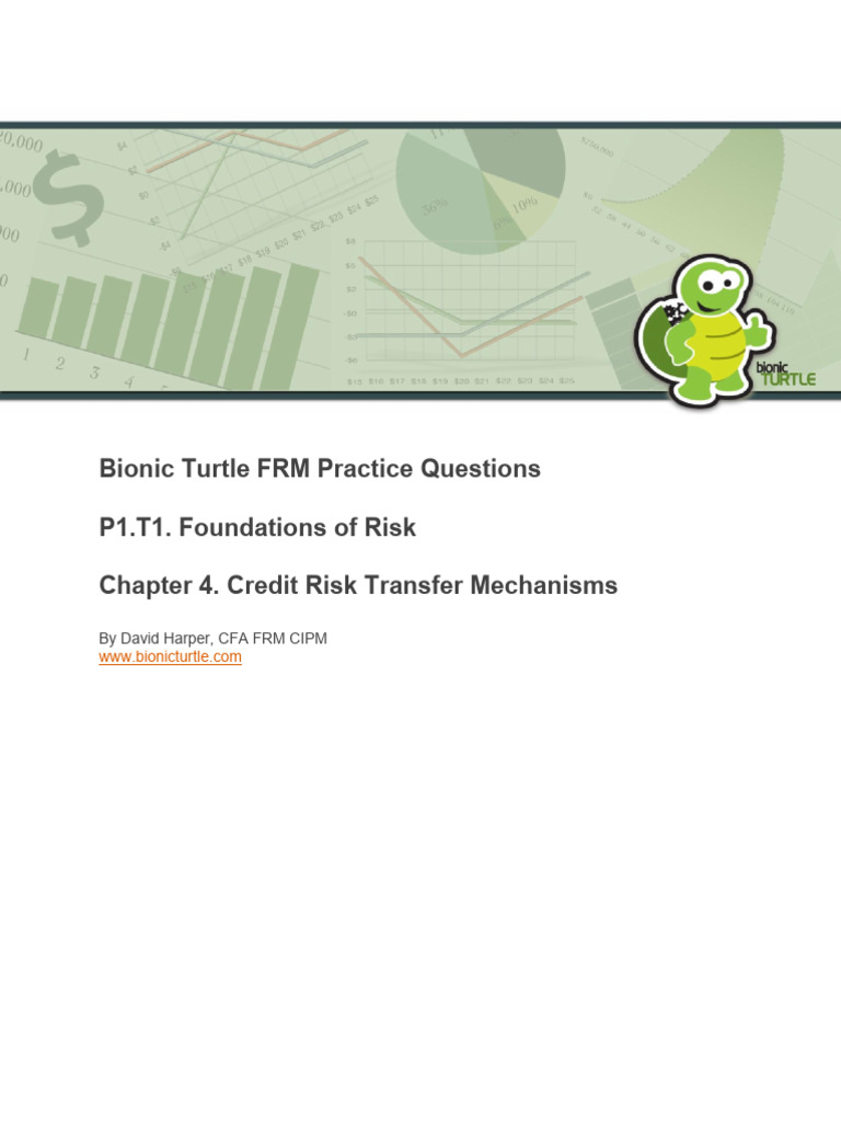 Practice Question Credit Risk Transfer Mechanisms-1 | PDF