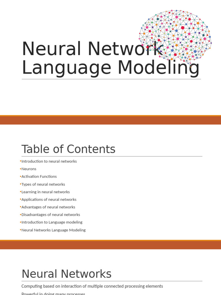 NLP NN Language Modeling Week5 | PDF | Artificial Neural Network | Computational Neuroscience