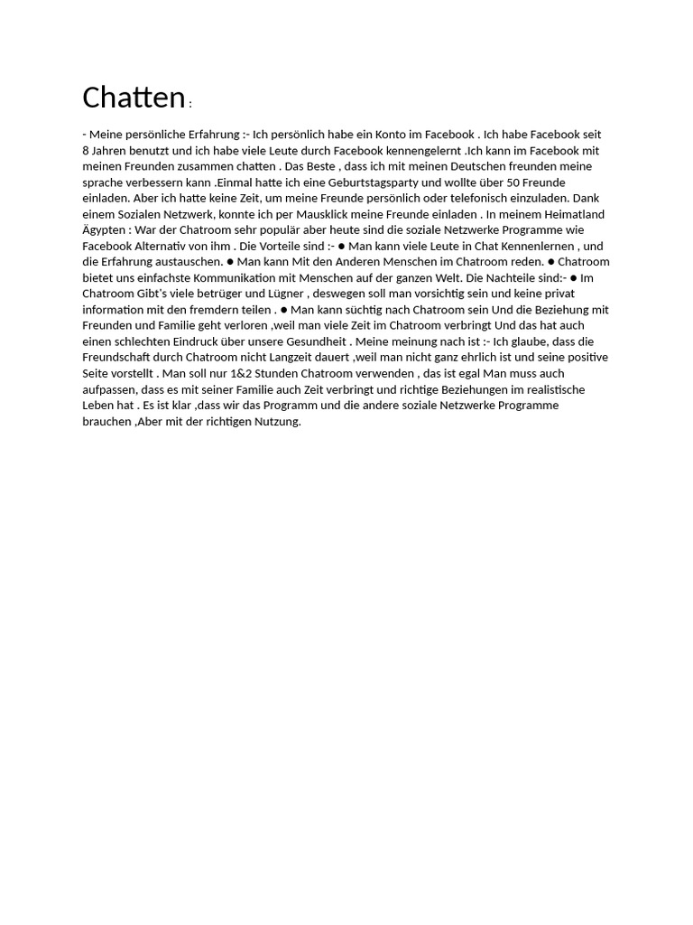 Chatten B1 | PDF