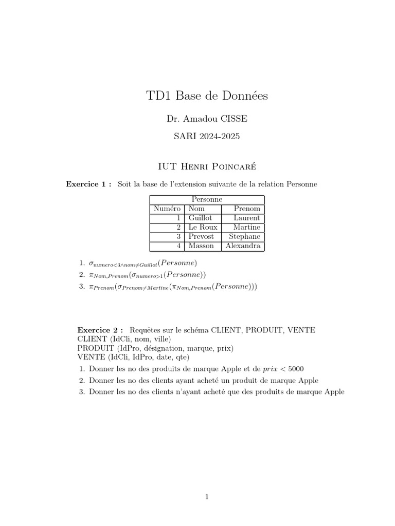 TD_BD_SARI | PDF