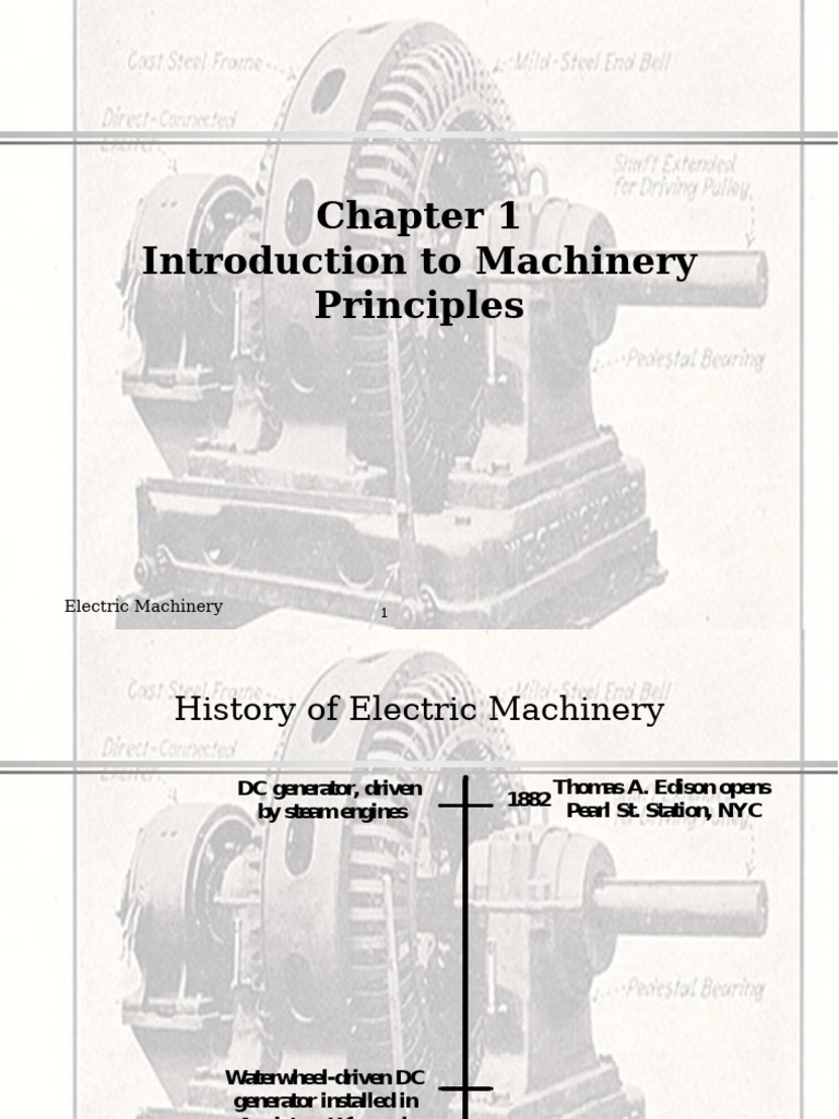 Lecture 1 on Electric Machinery Fundamentals | PDF