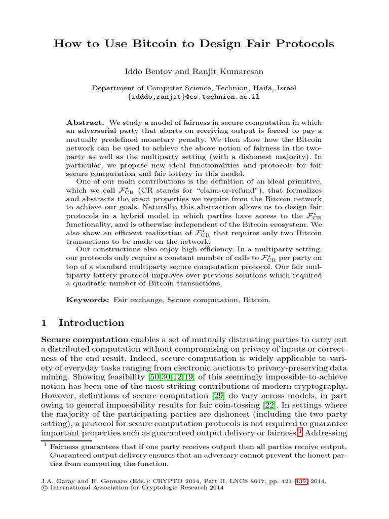 Bentov 2014 | PDF