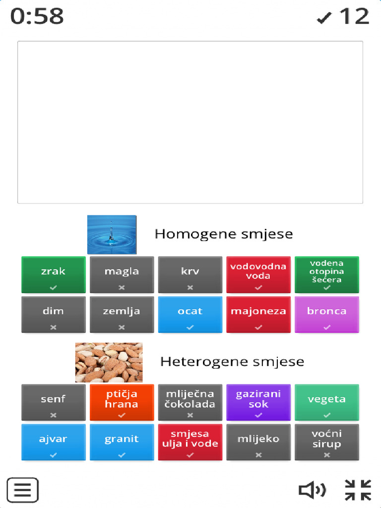 Homogene I Heterogene Smjese - Razvrstaj U Grupe | PDF