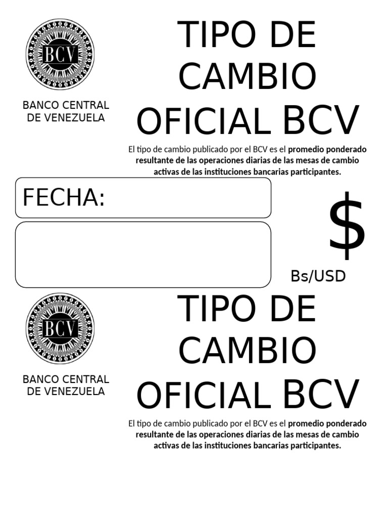 BCV Tasa | PDF