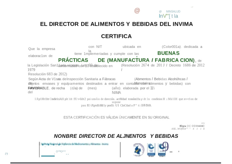 Certificado BPM | PDF