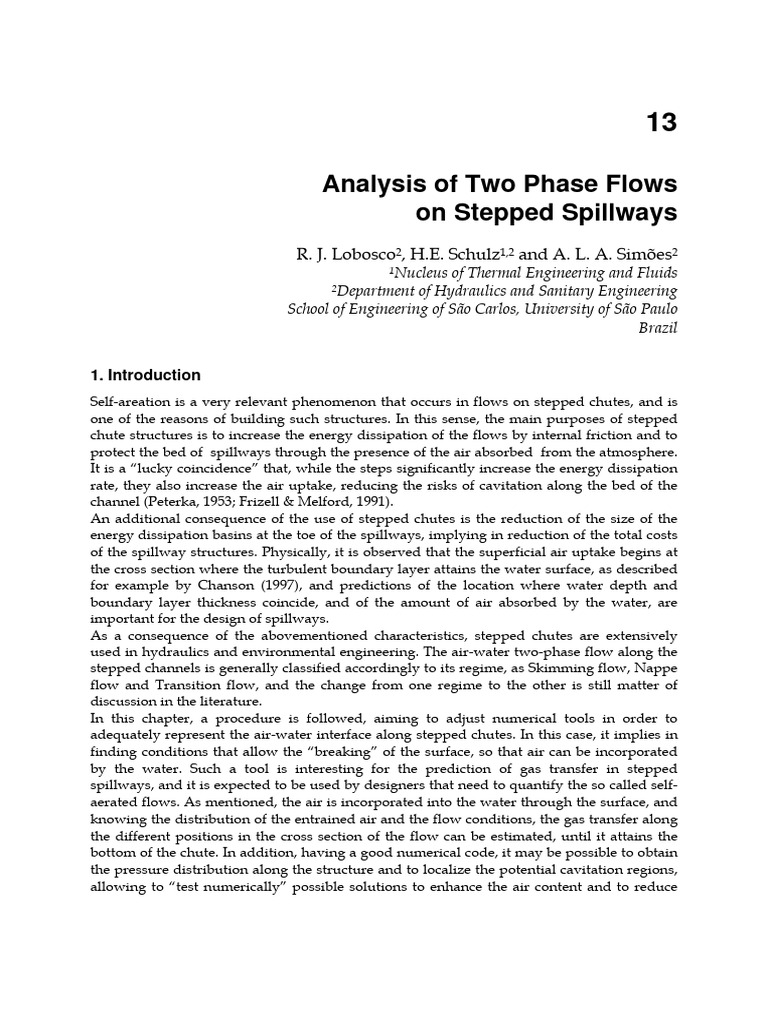 meshAndDiscrt-analysis of Two Phase Flows On Stepped Spillways | PDF