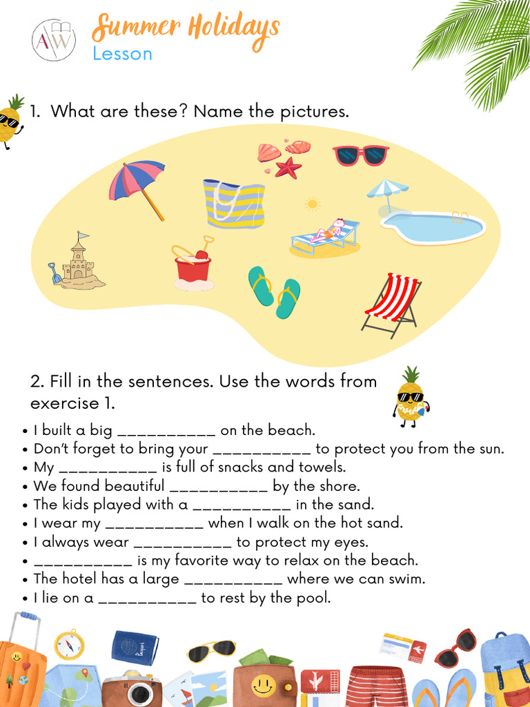 Summer Holidays Lesson-3 | PDF