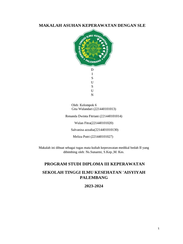 Askep Lupus | PDF
