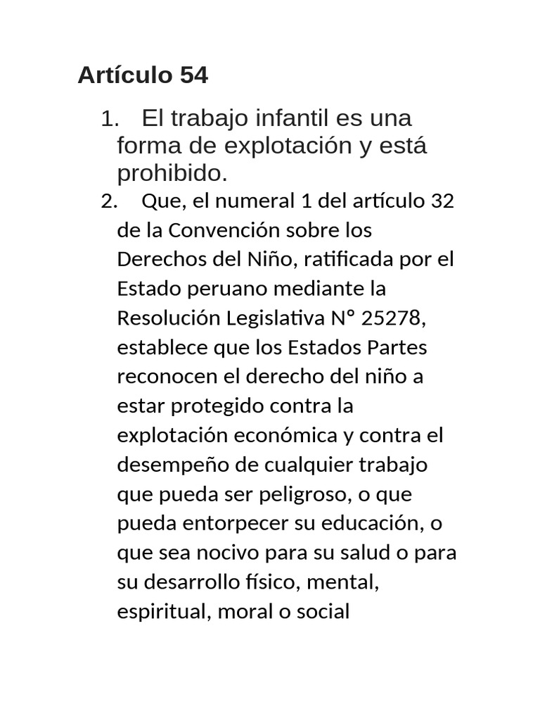 Artículo 54 | PDF