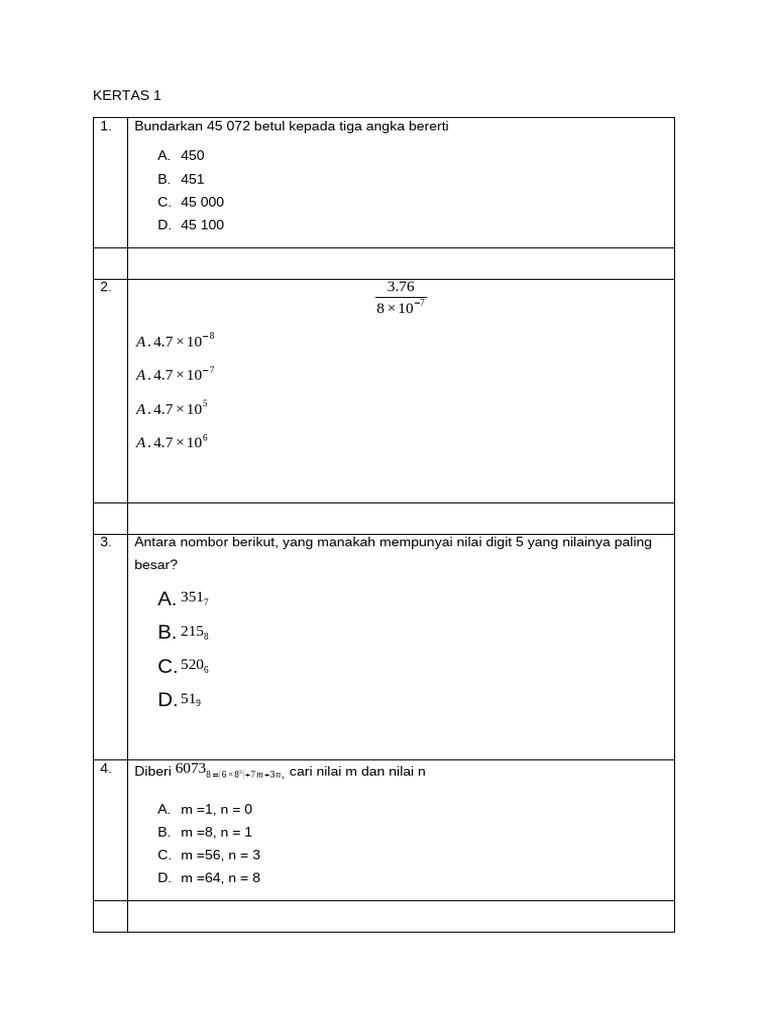Maths 1 f4 FEB22 PAT | PDF