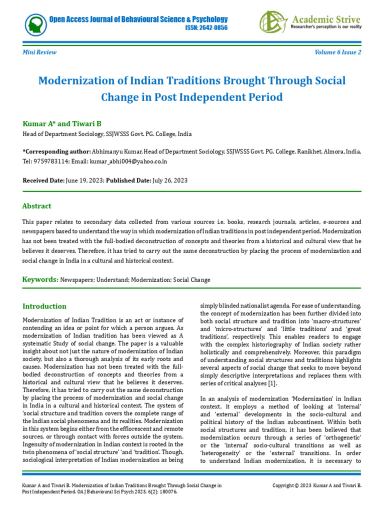 Modernization | PDF