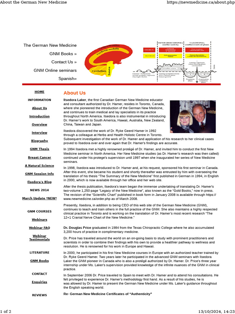 About The German New Medicine | PDF