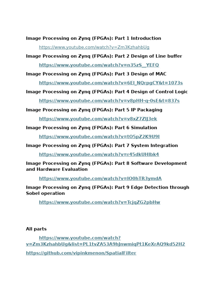 Image Processing on Zynq | PDF