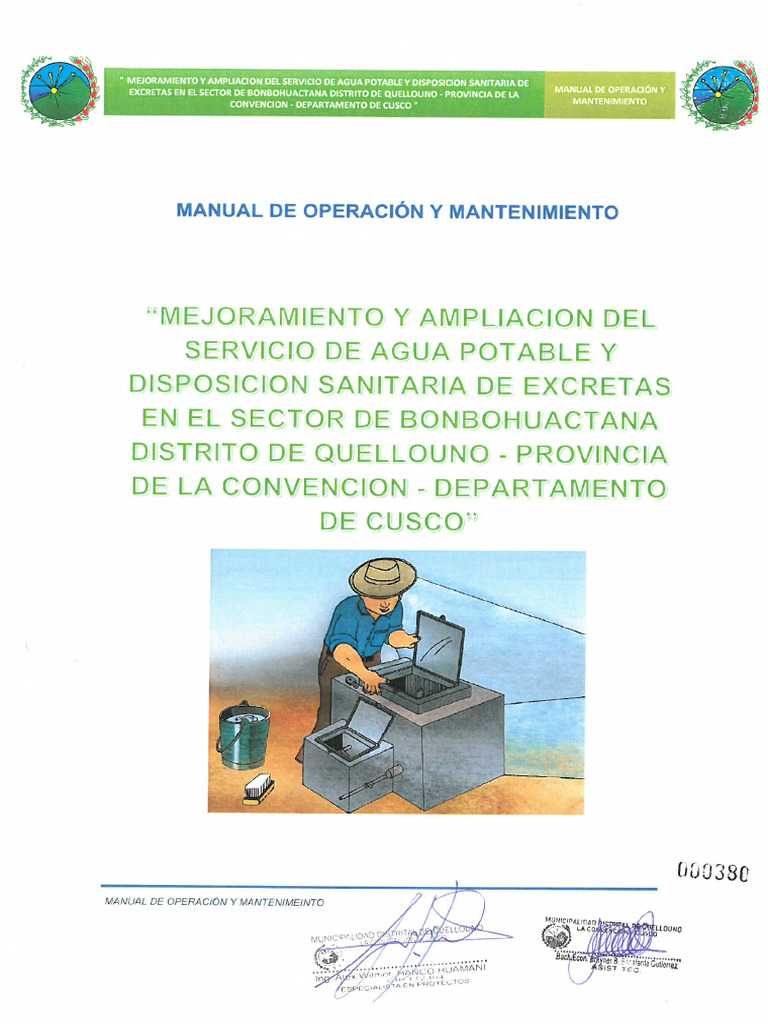 Manual de Operacion y Mantenimiento Ok | PDF