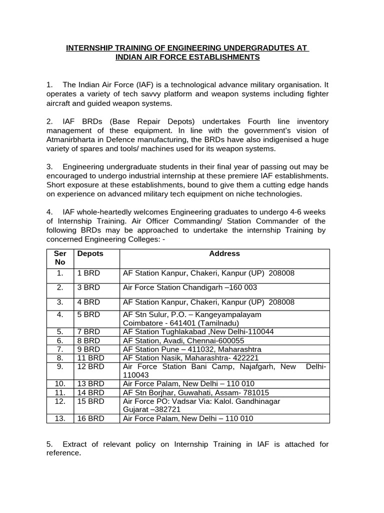 INTERNSHIP LETTER | PDF