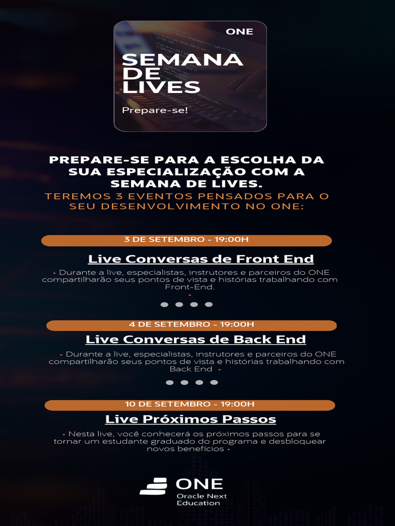 BRASIL - Oracle (Lineup Semana de Lives) (3) - Compressed - 01J6F1ED4H3D5Q576W44WPK2R2 | PDF