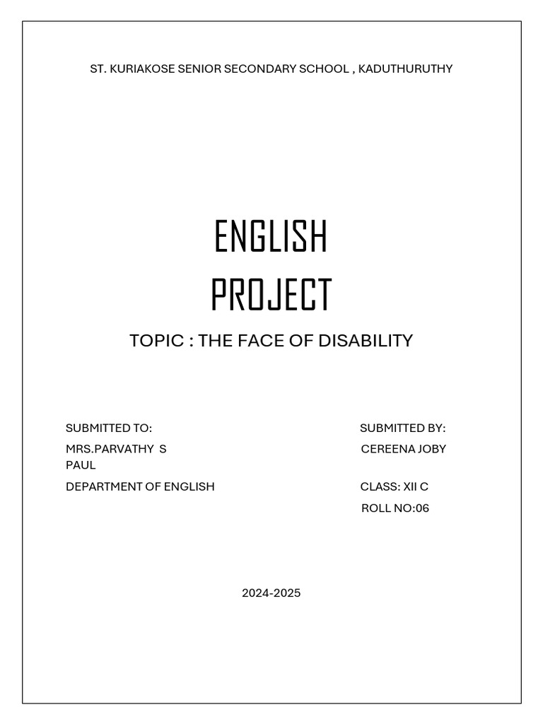 English Project | PDF