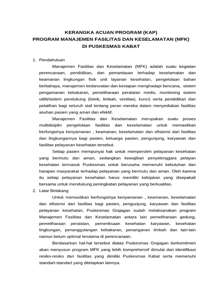 Kap MFK Kabat 2022 | PDF