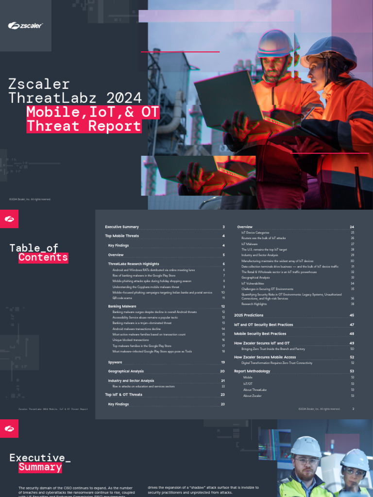 Threatlabz Mobile Iot Ot Report | PDF | Phishing | Malware
